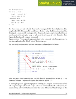 An Introduction To EXCEL For Civil Engineers From Engineering Theory To Excel Practice | PDF ...