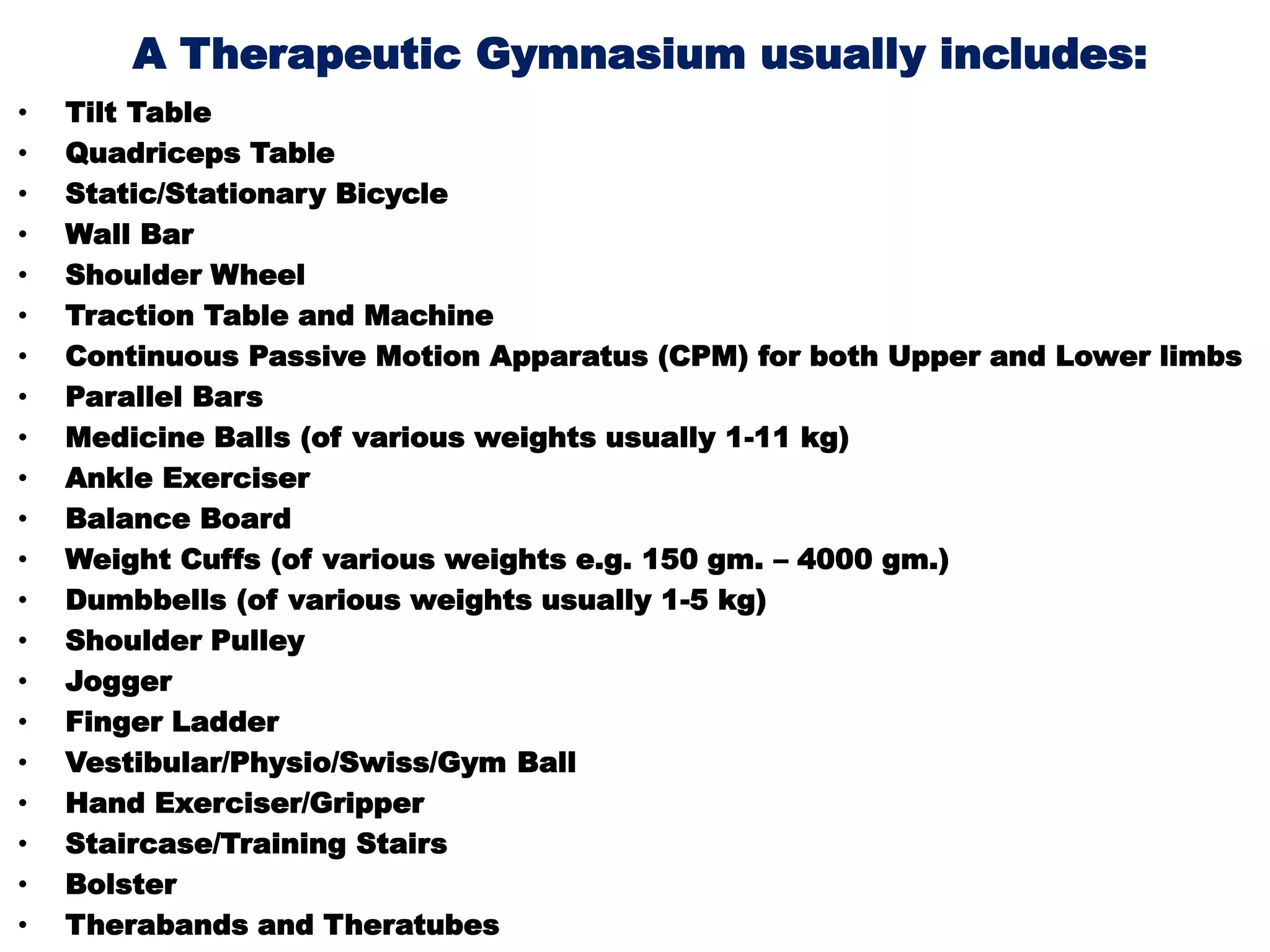 An Introduction To Exercise Therapy Unit ! | PPTX