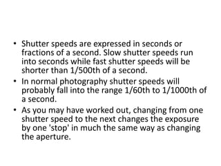 An introduction to exposure | PPTX