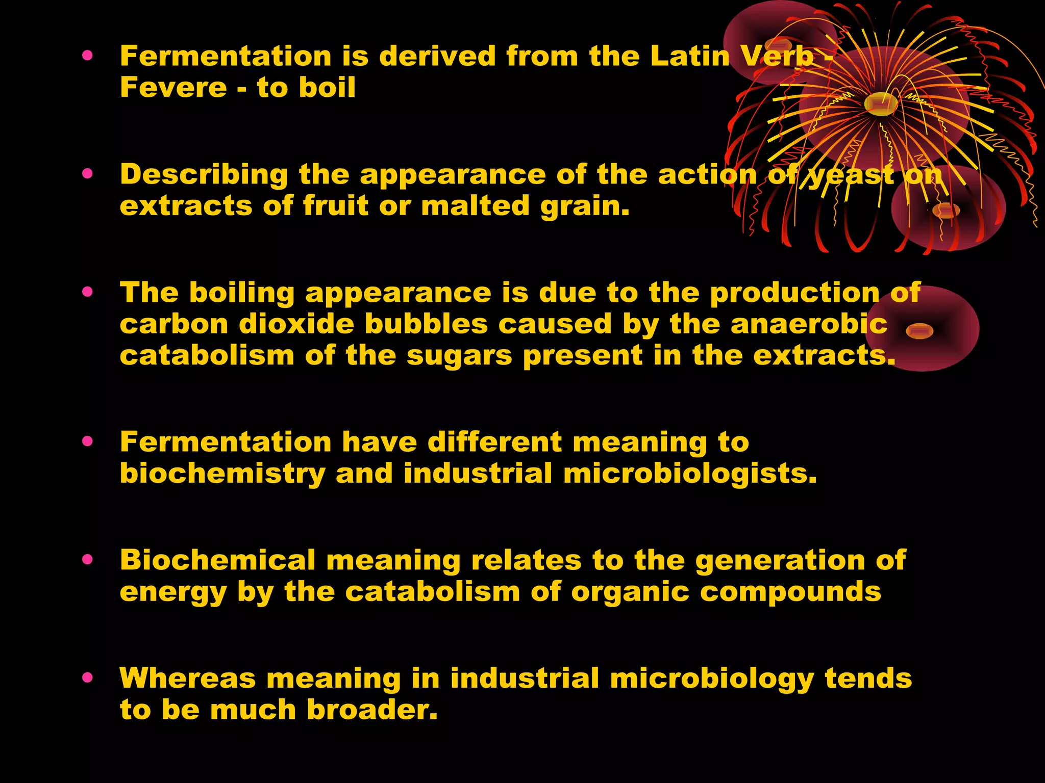 An introduction to fermentation process | PPT