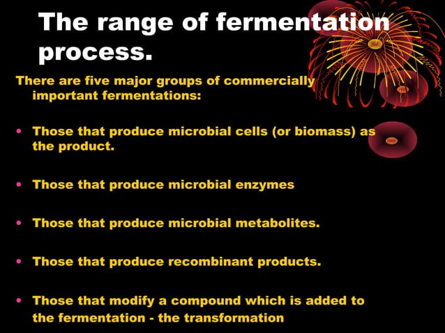 An introduction to fermentation process | PPT | Chemistry | Science