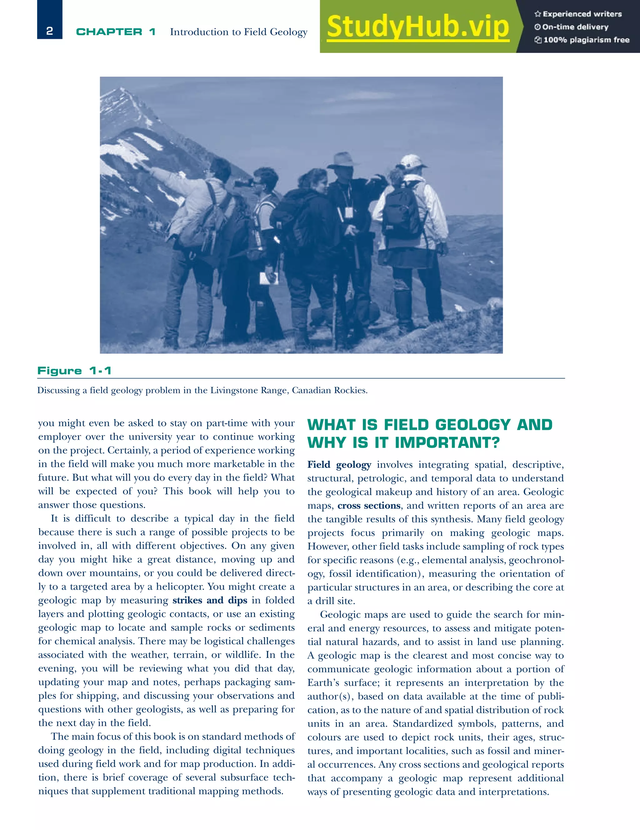 An Introduction To Field Geology | PDF