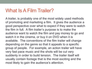 An introduction to film trailers | PPT