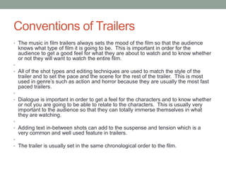 An introduction to film trailers | PPT