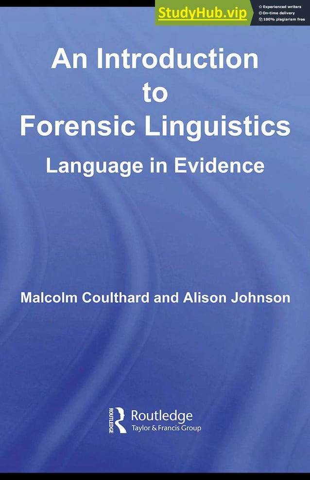 An Introduction to Forensic Linguistics.pdf.pdf