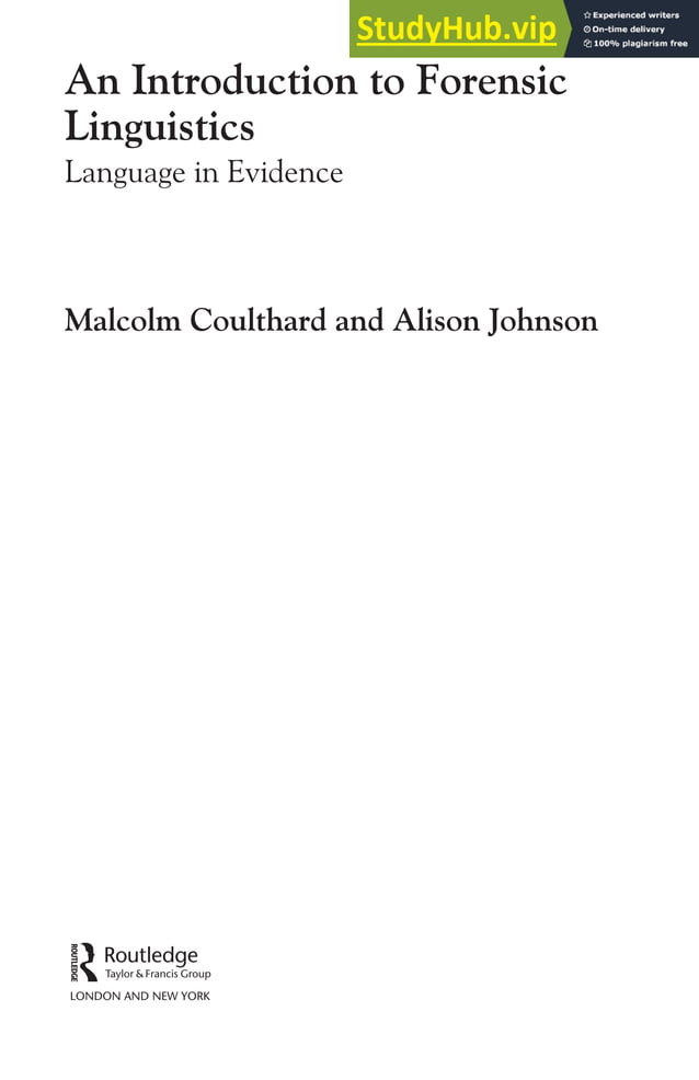 An Introduction to Forensic Linguistics.pdf.pdf