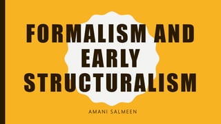 An Introduction to Formalism | PPT