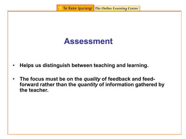 An Introduction to Formative Assessment for School Teachers.ppt | Educational Assessment | Education