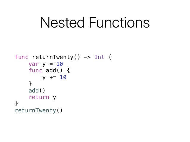 An introduction to functional programming with Swift