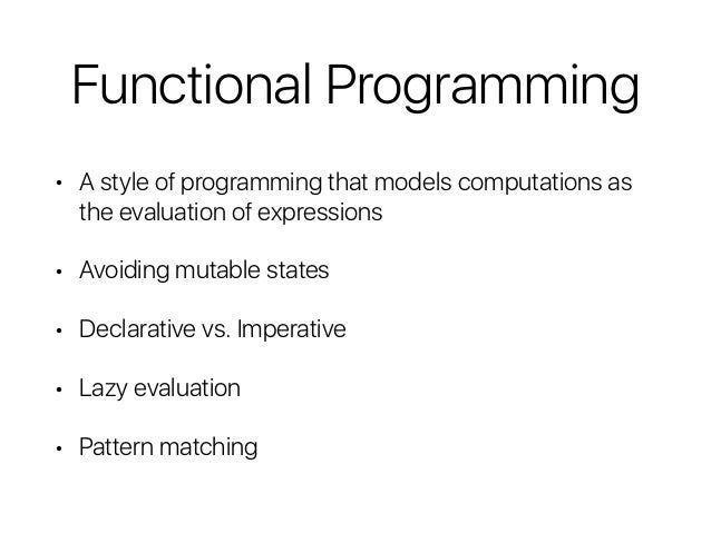 An introduction to functional programming with Swift