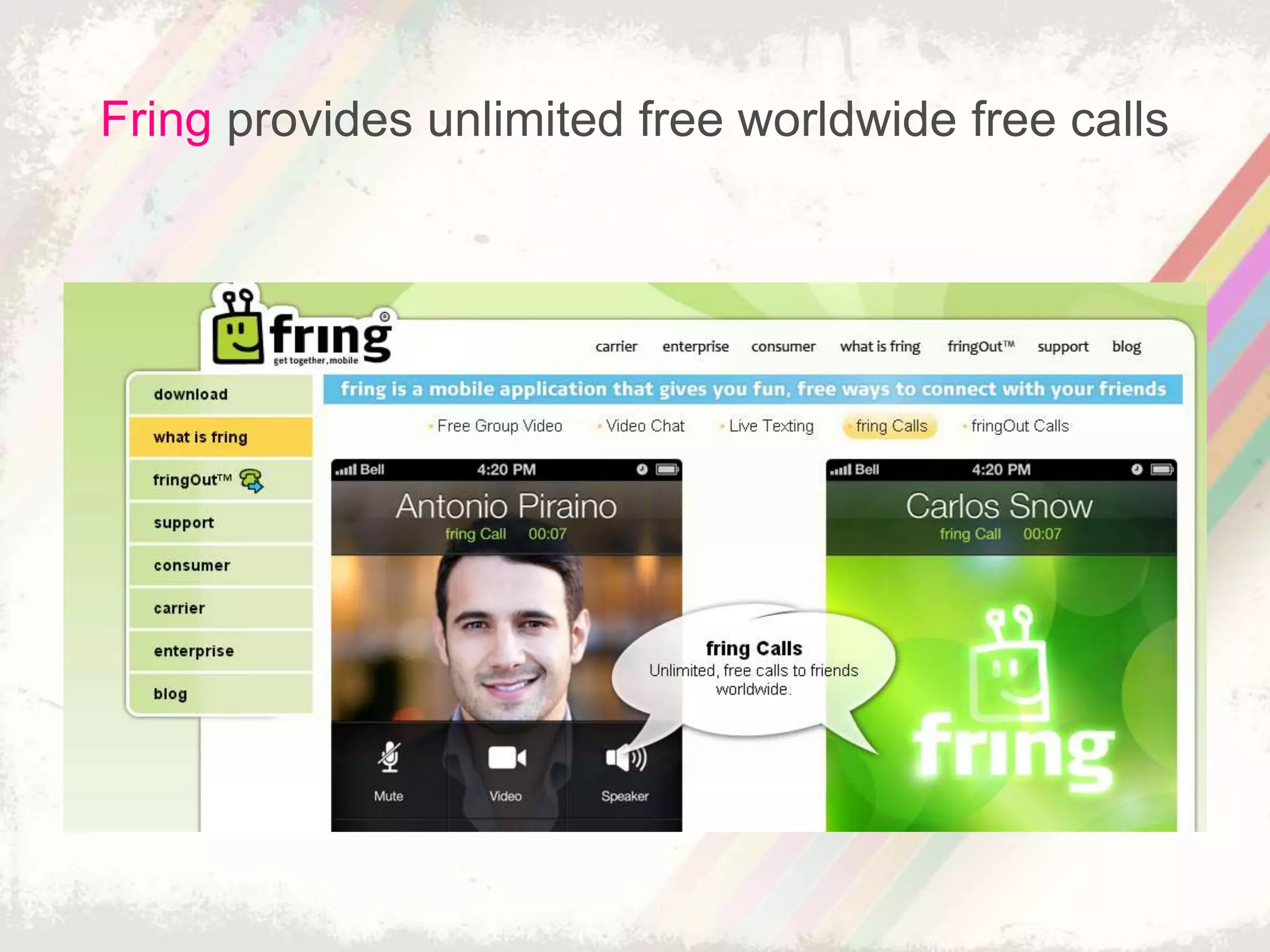 An introduction to Fring | PPT