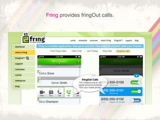 An introduction to Fring | PPT