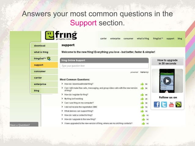 An introduction to Fring | PPT