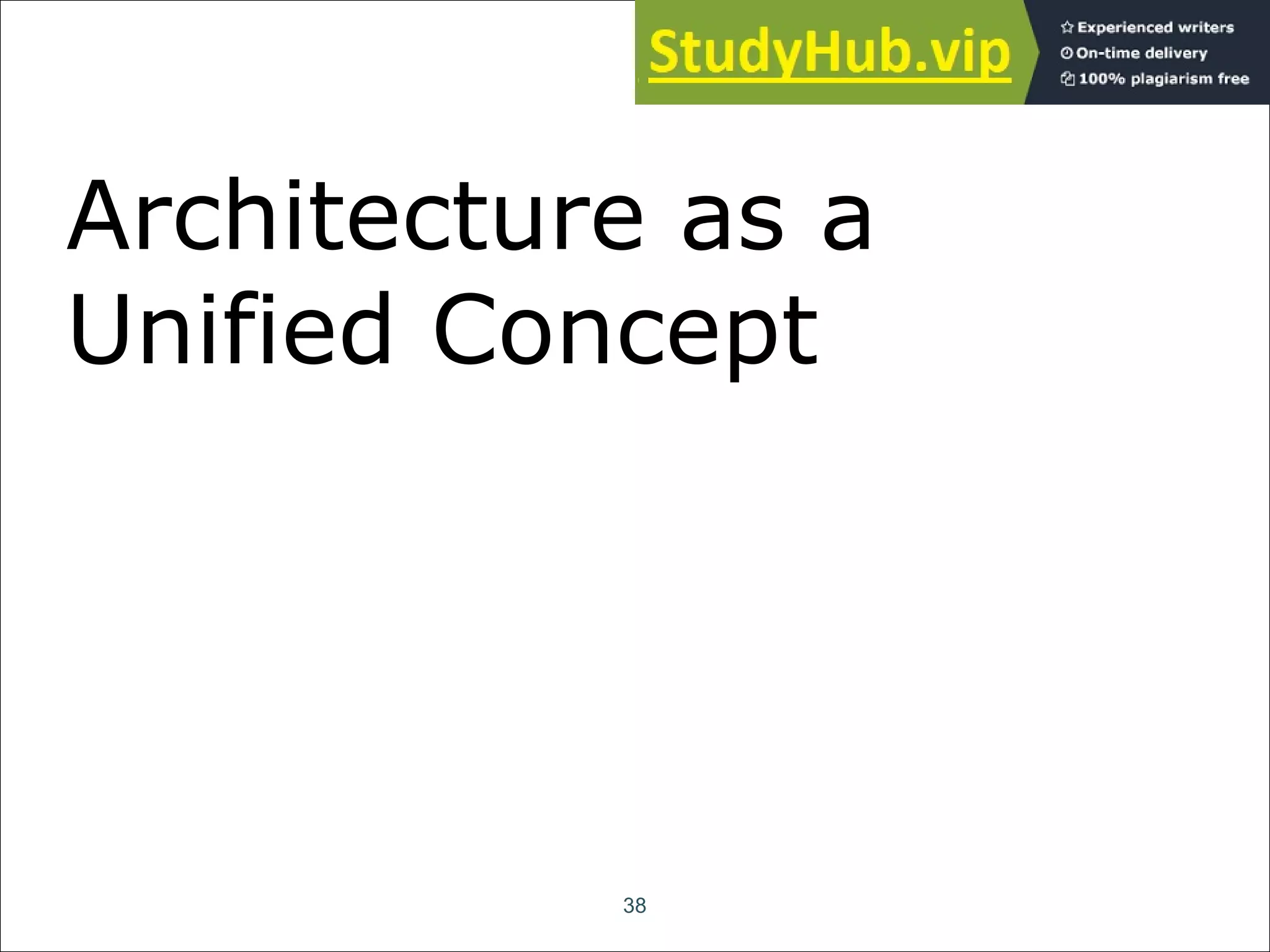 An Introduction To Fundamental Architecture Concepts | PPT