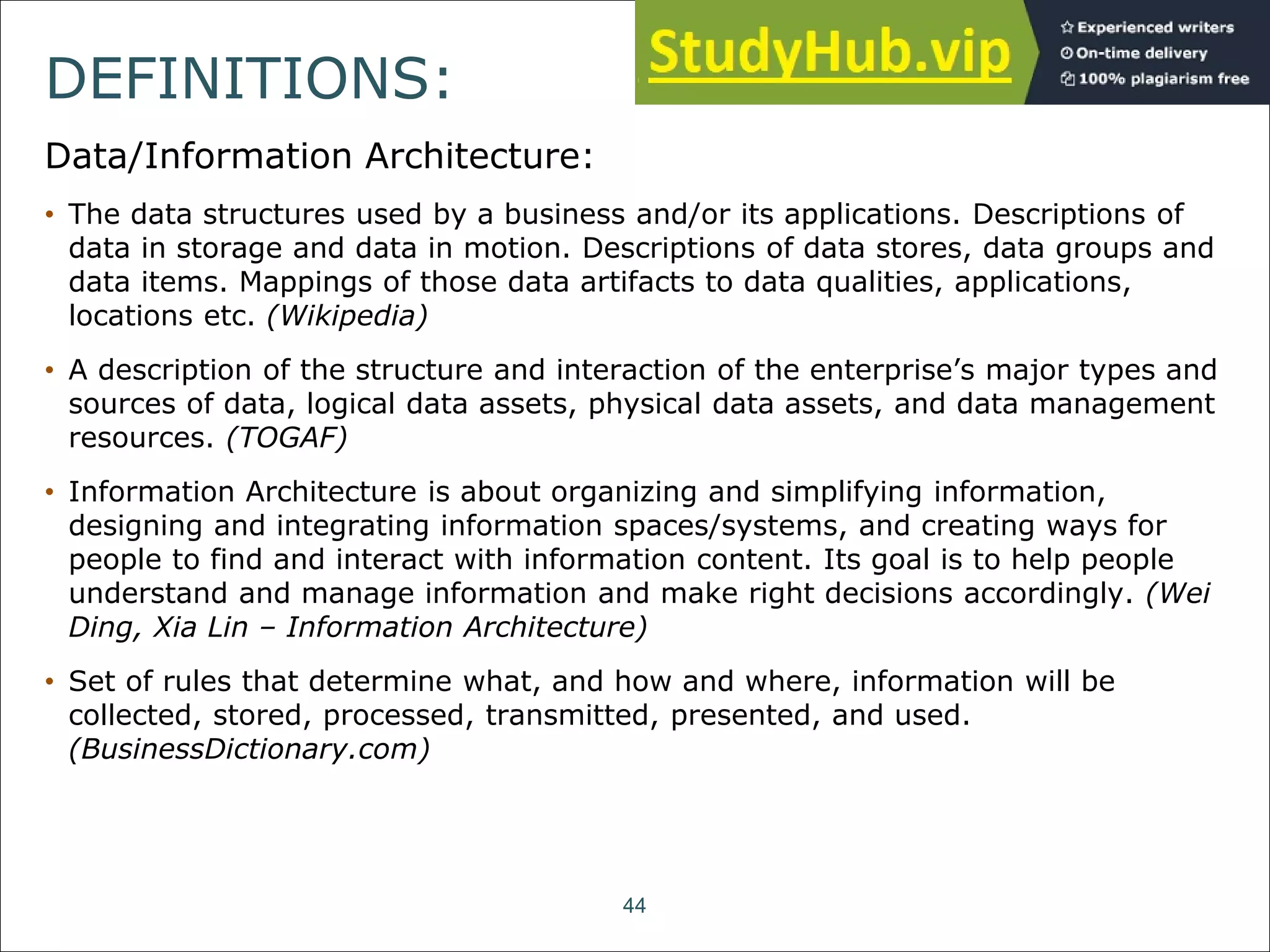 An Introduction To Fundamental Architecture Concepts | PPT