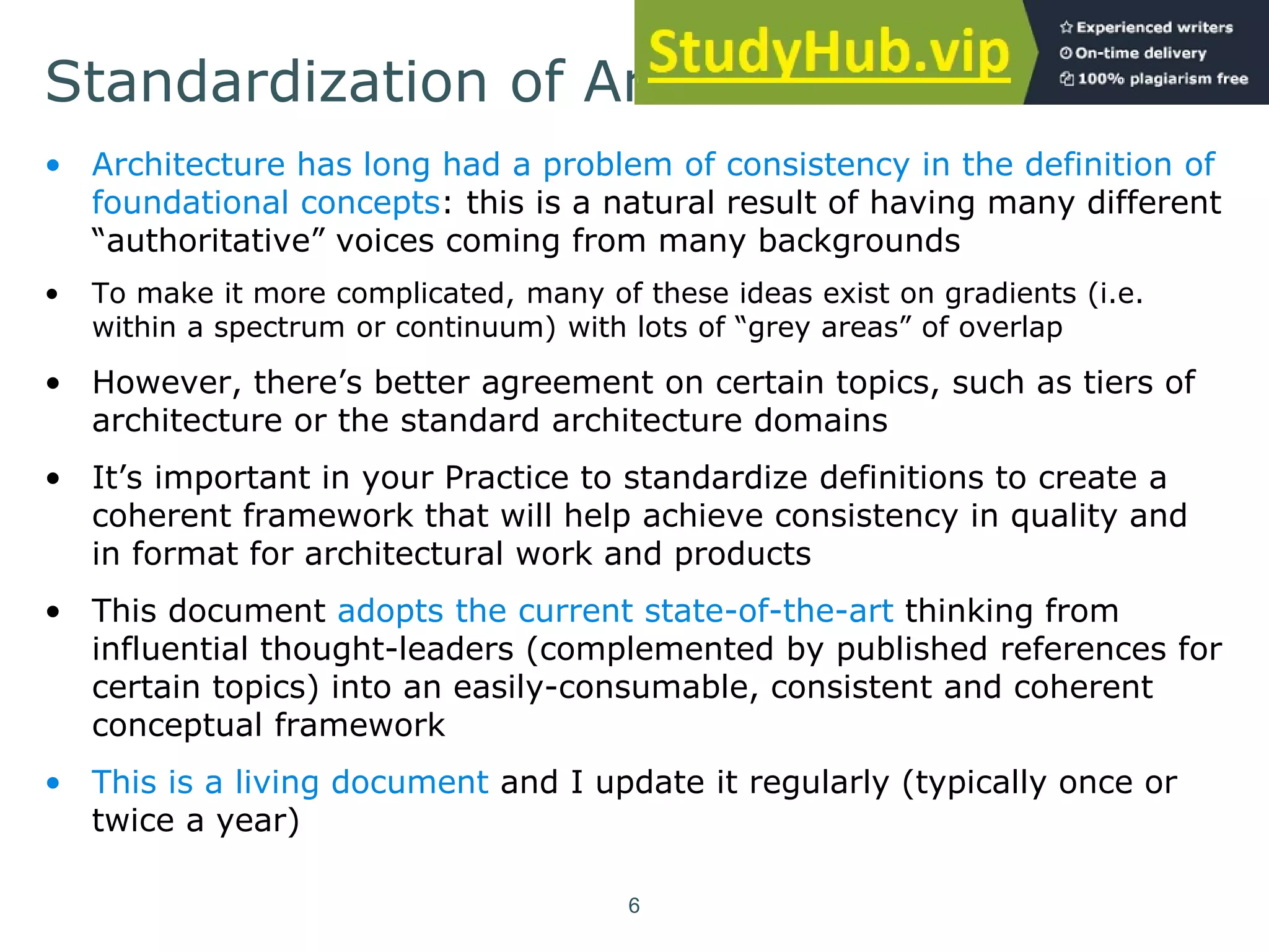 An Introduction To Fundamental Architecture Concepts | PDF