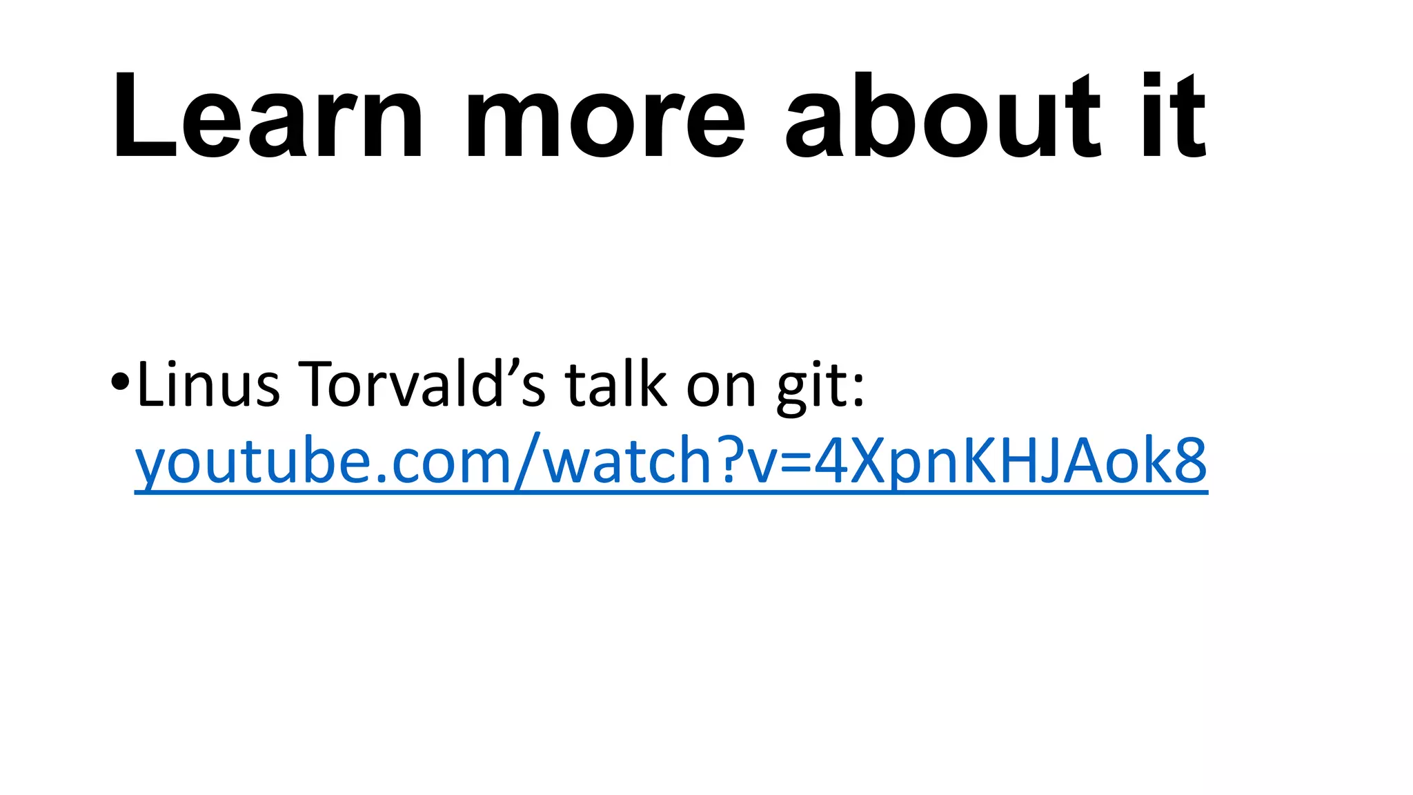 An introduction to git | PPTX | Programming Languages | Computing