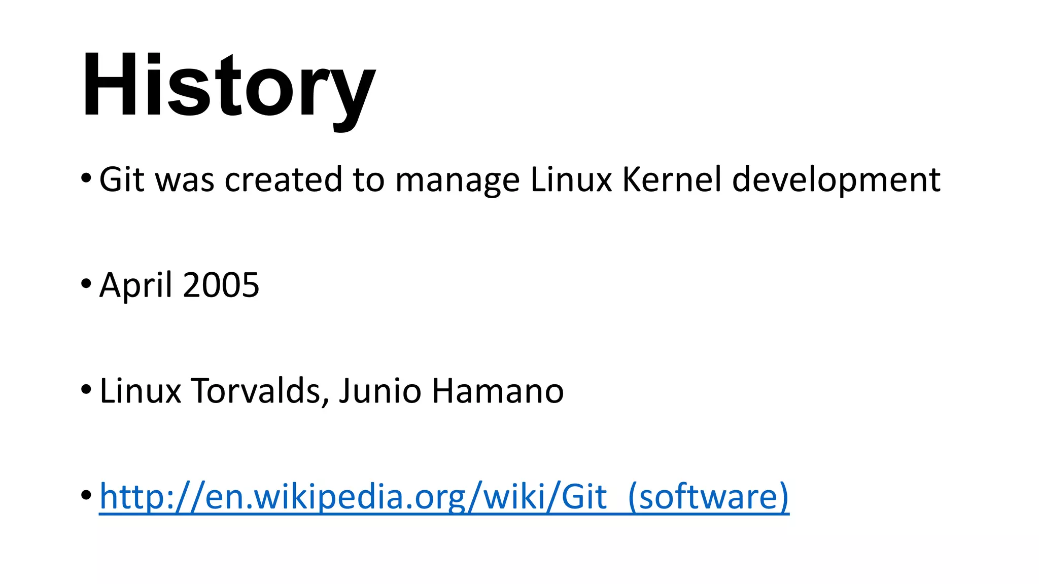 An introduction to git | PPTX | Programming Languages | Computing