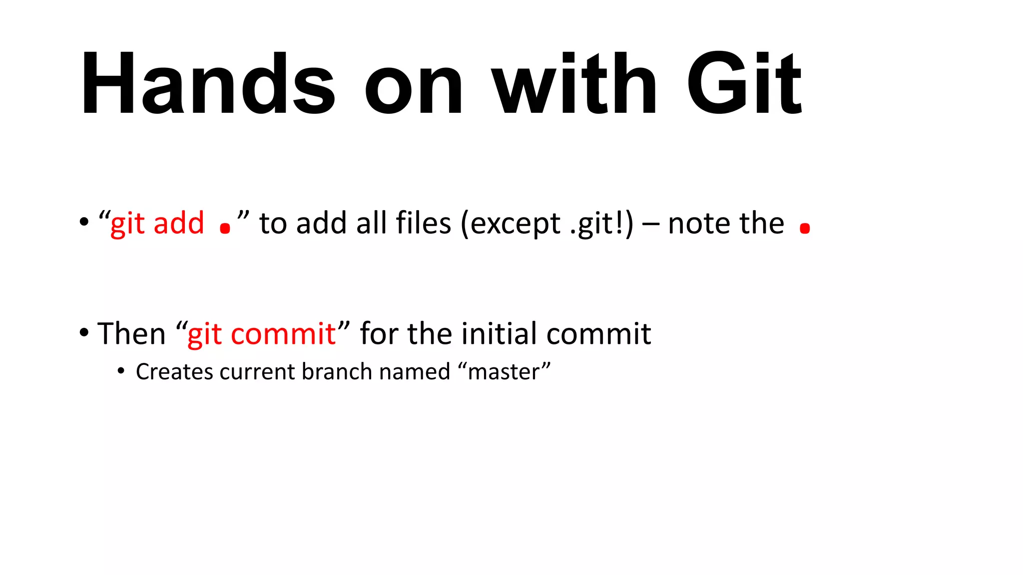 An introduction to git | PPTX | Programming Languages | Computing