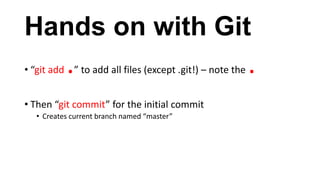 An introduction to git | PPTX | Programming Languages | Computing