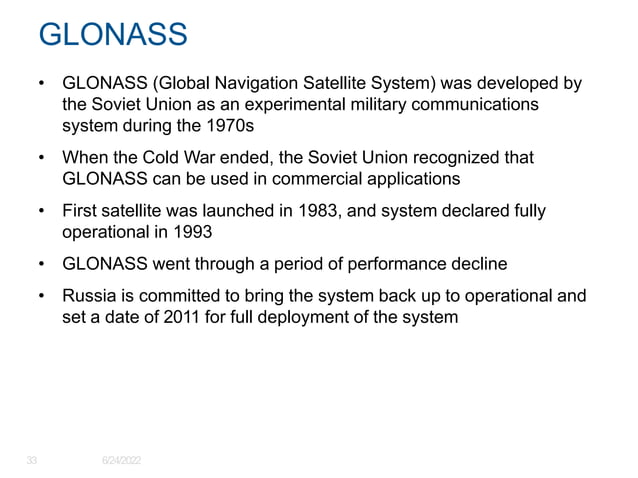 An Introduction to GNSS(Global Navigation Satellite Systems) .pptx | Computer Networking | Computing