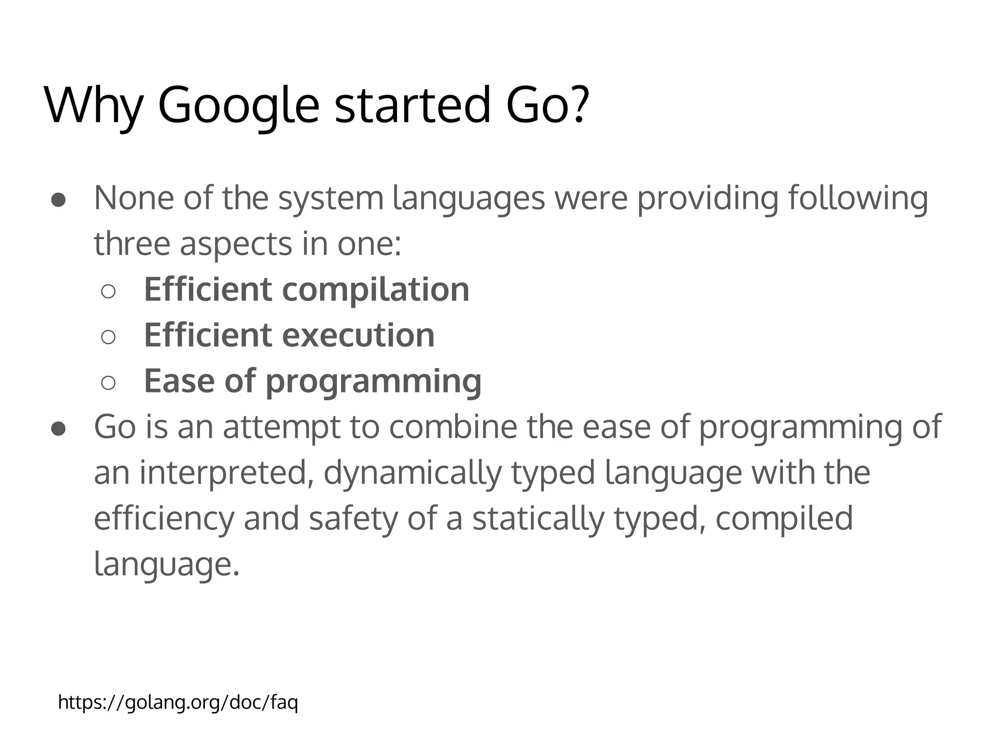 An Introduction to Go | PDF