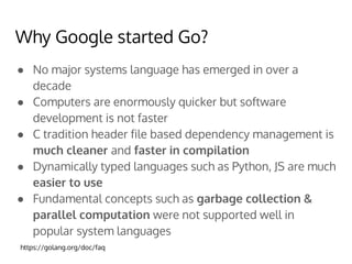 An Introduction to Go | PDF