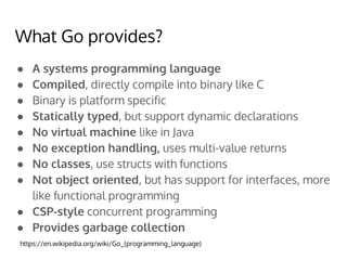 An Introduction to Go | PDF