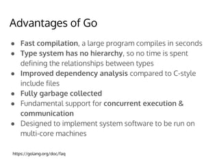 An Introduction to Go | PDF