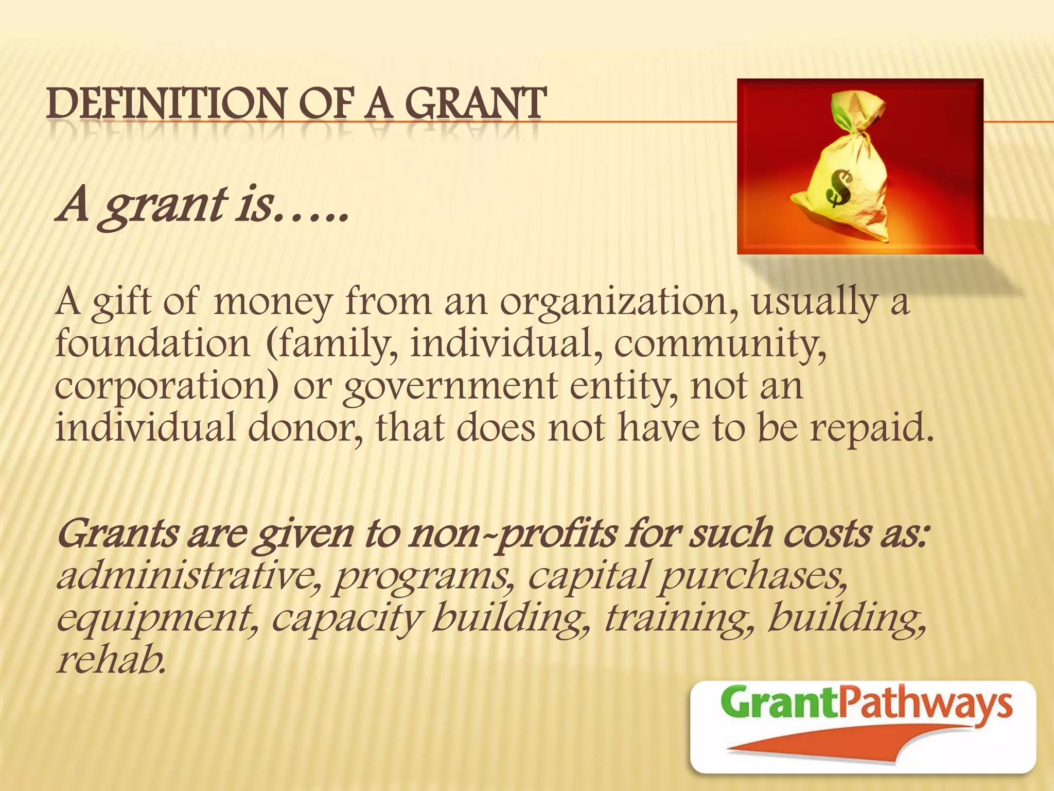 An Introduction to Grant Writing | PDF