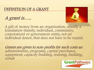 An Introduction to Grant Writing | PDF