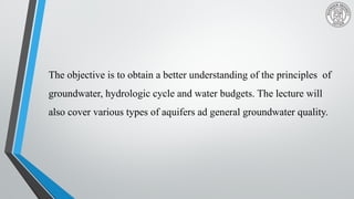 An introduction to ground water system.pptx