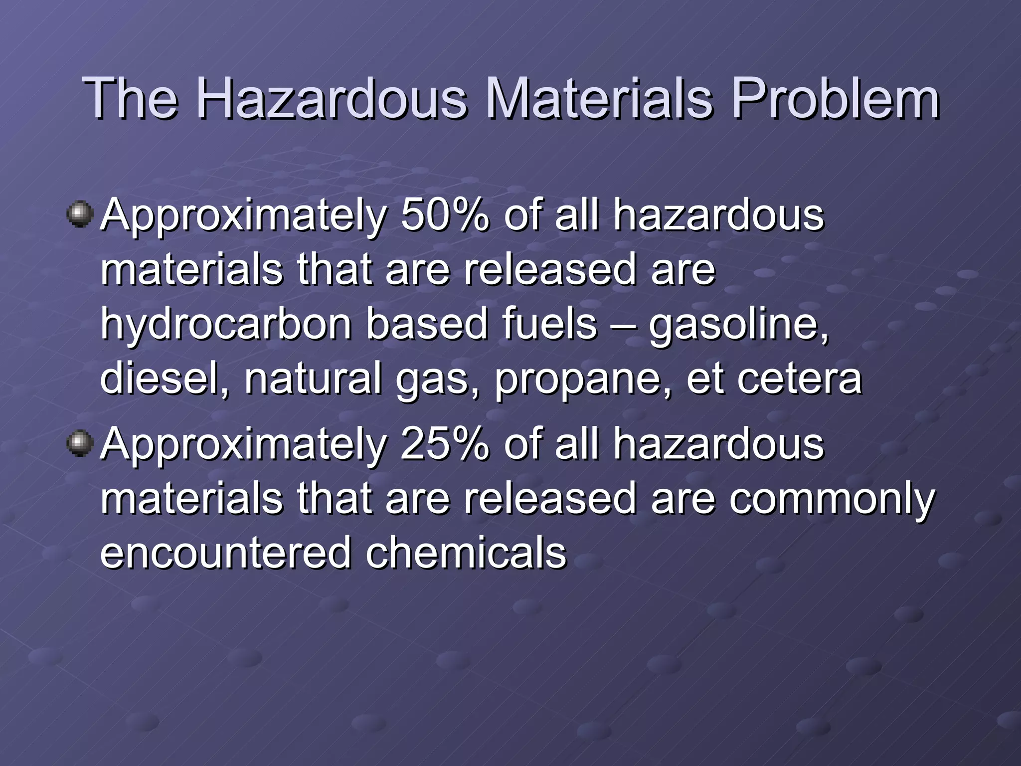 An Introduction To Hazardous Materials | PPT