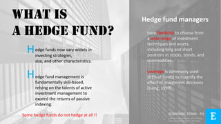 03 An introduction to hedge funds Part 1 | PPT
