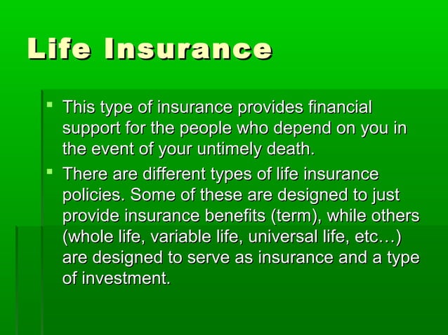 An introduction to insurance notes | PPT