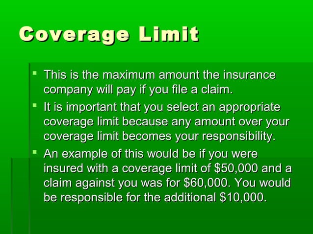 An introduction to insurance notes | PPT