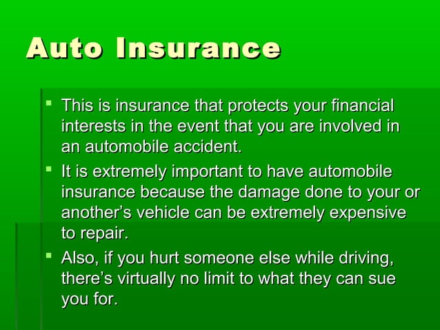 An introduction to insurance notes | PPT