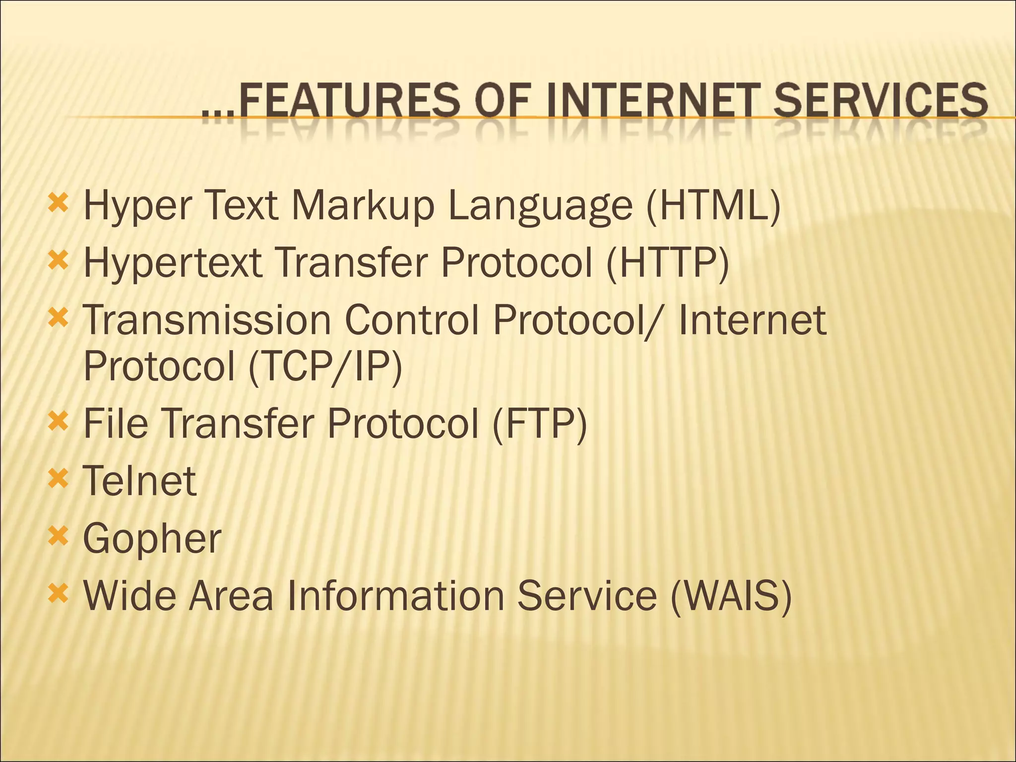 An Introduction to Internet | PPS
