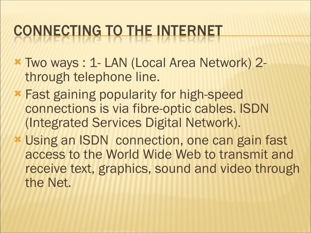 An Introduction to Internet | PPS