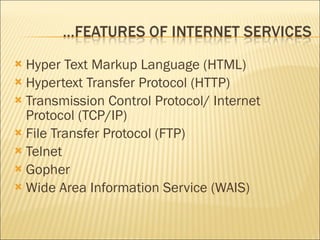 An Introduction to Internet | PPS