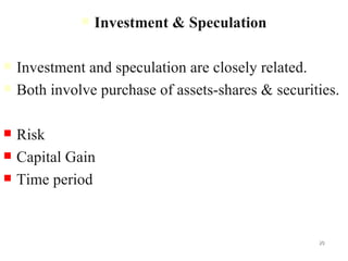 An introduction to investment | PPT