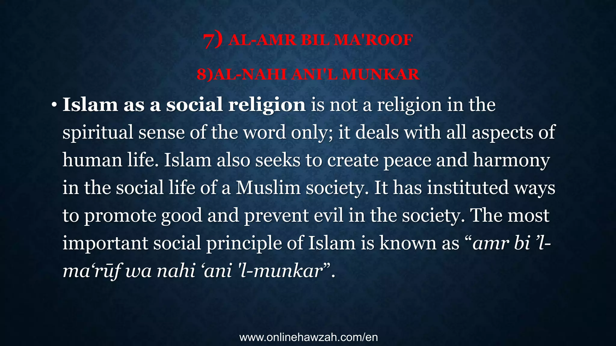 An introduction to islam part15 | PPT