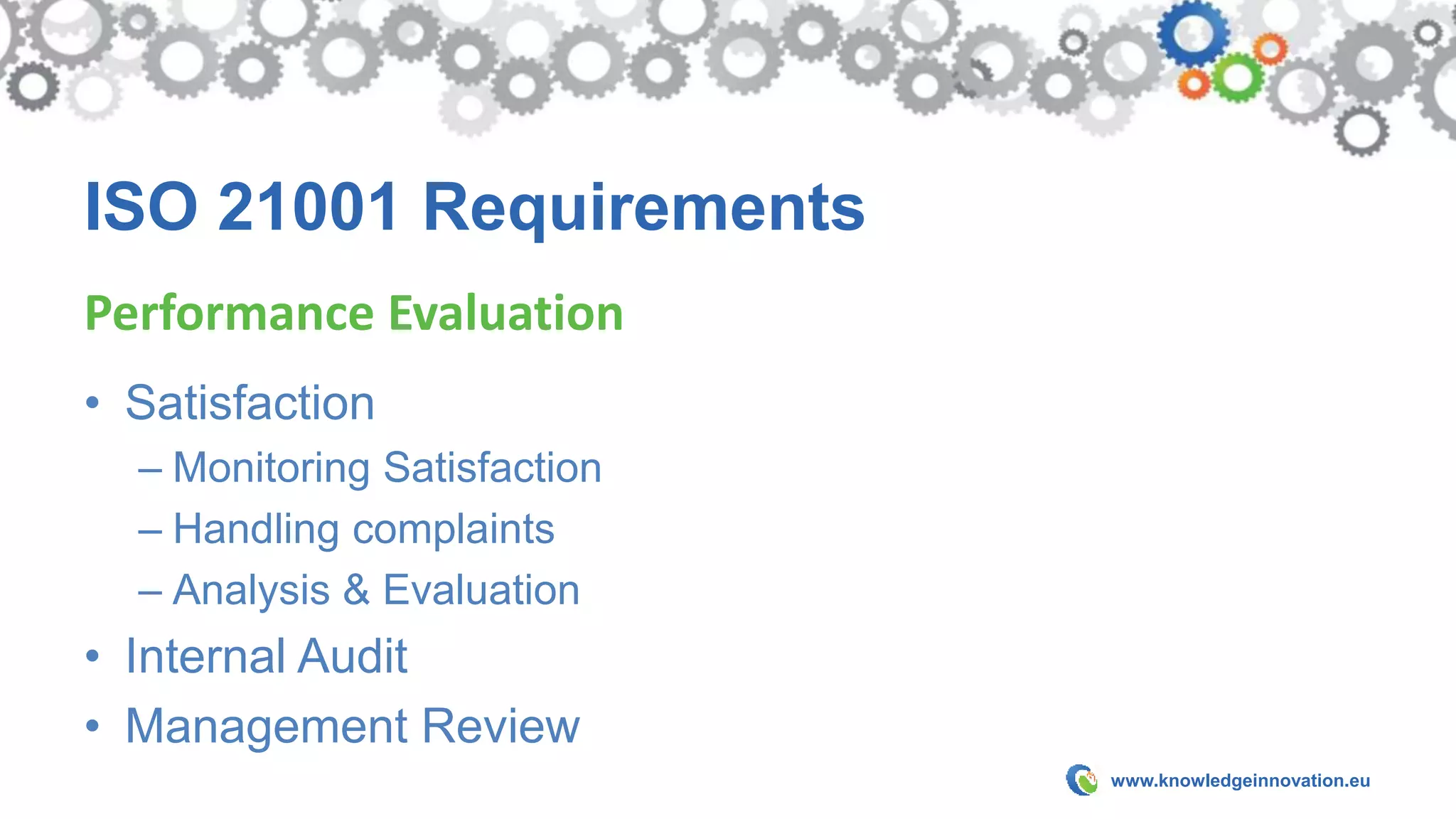An introduction to ISO 21001 | PPTX