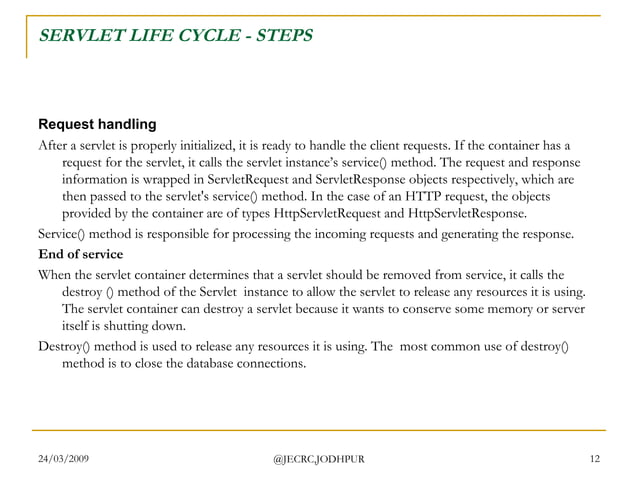 An Introduction To Java Web Technology | PPT | Web Development | Internet