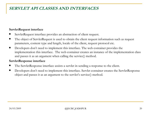 An Introduction To Java Web Technology | PPT | Web Development | Internet