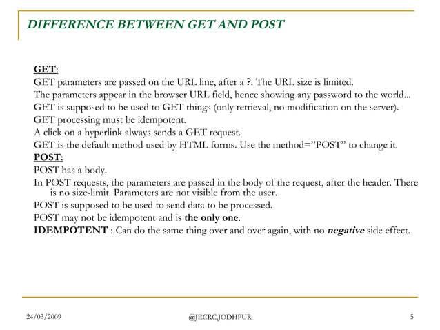 An Introduction To Java Web Technology | PPT | Web Development | Internet