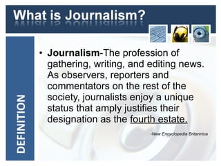 An introduction to journalism | PPT