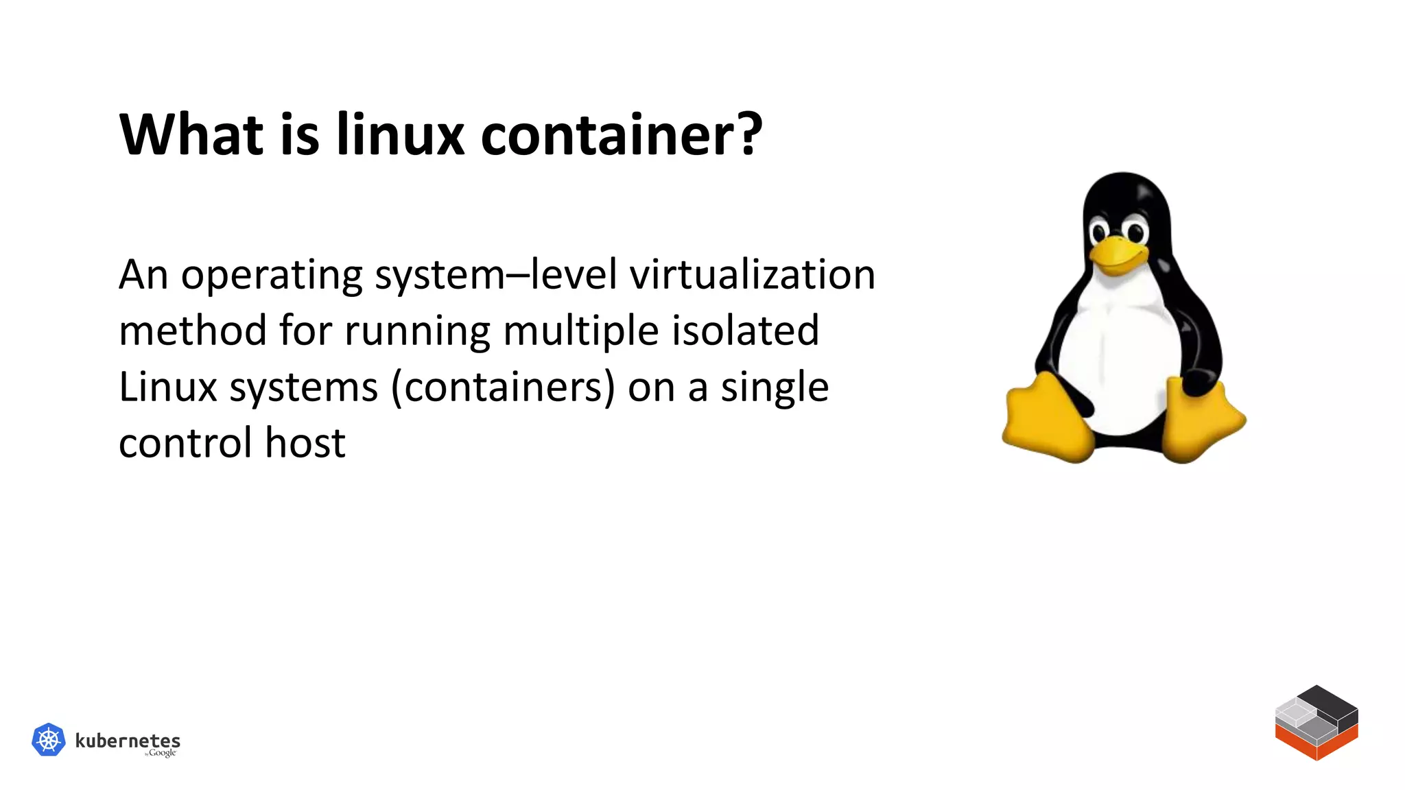 An Introduction to Kubernetes | PPT