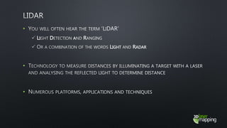 An Introduction to Laser Scanning - Part 1: How does it all work? | PPTX