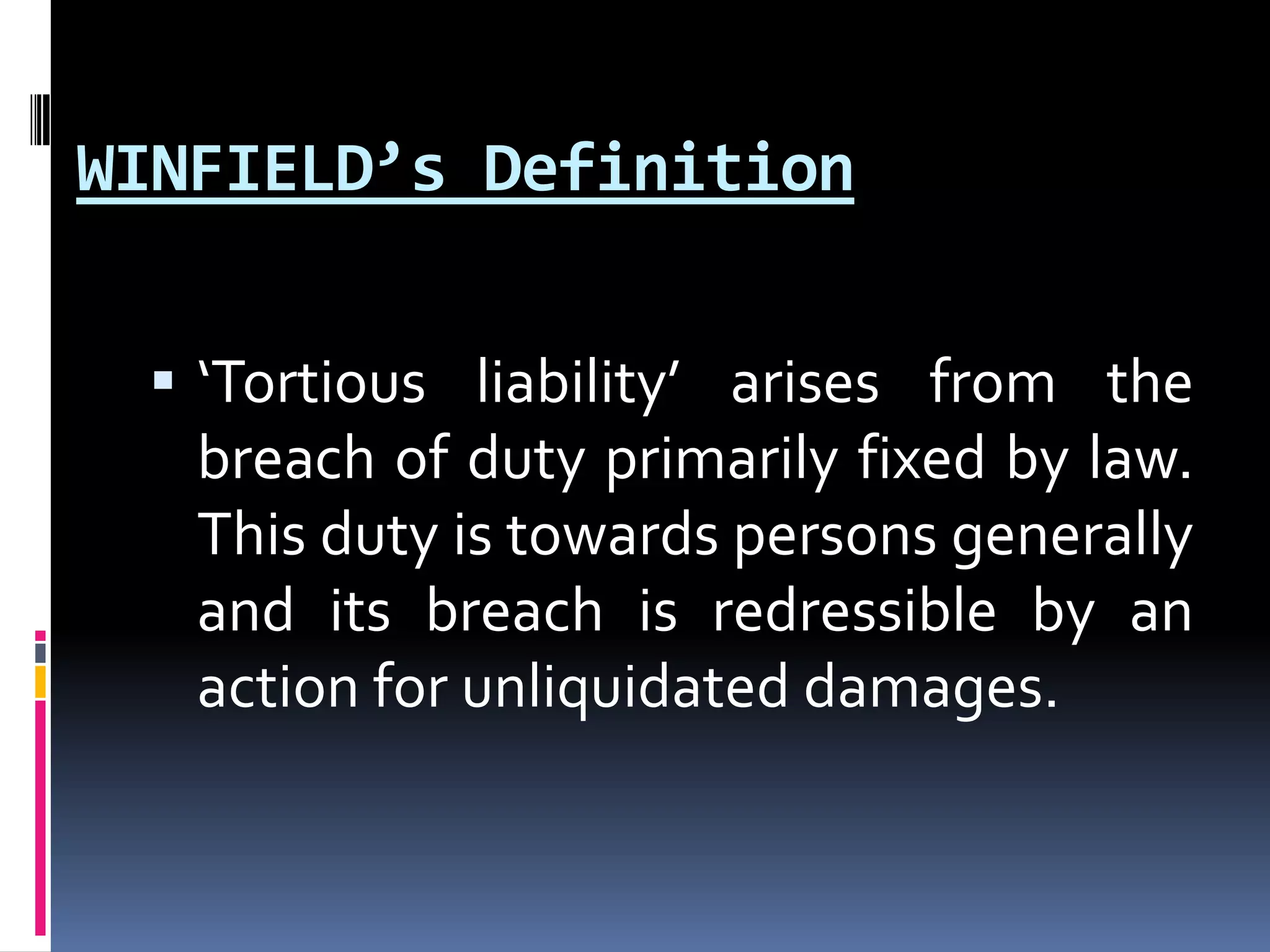 An introduction to law of torts | PDF